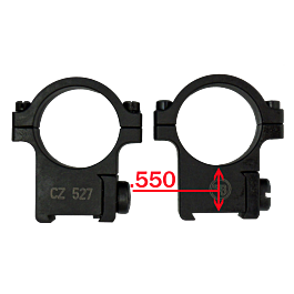 1" CZ 527 RINGS, 16MM | CZ-USA