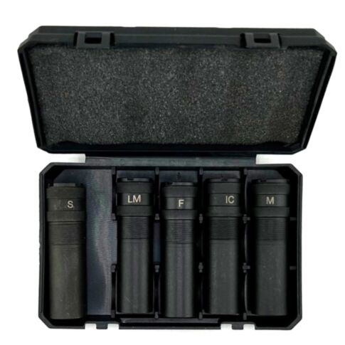 Ext. Choke tube set 12ga Black (F-M-LM-IC-S) for Swamp | CZ-USA